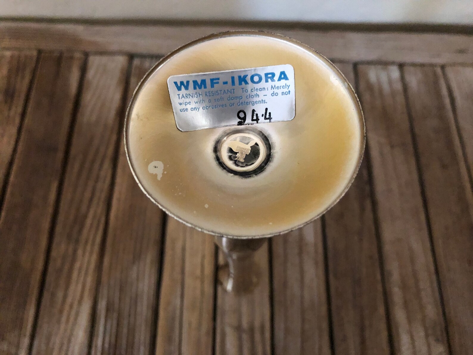 Vintage Brushed Gold Art Deco WMF Ikora Vase - Etsy