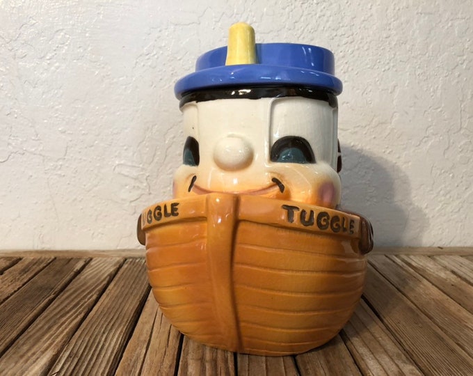 Mid Century Sierra Vista Tuggle Tug Boat Cookie Jar - Etsy