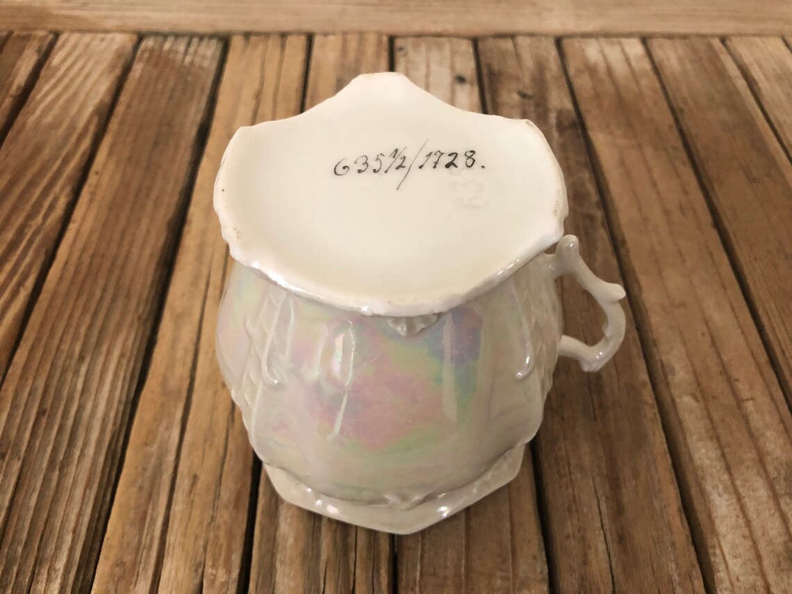 Antique Iridescent White and Gold Victorian Toothbrush Shaving - Etsy