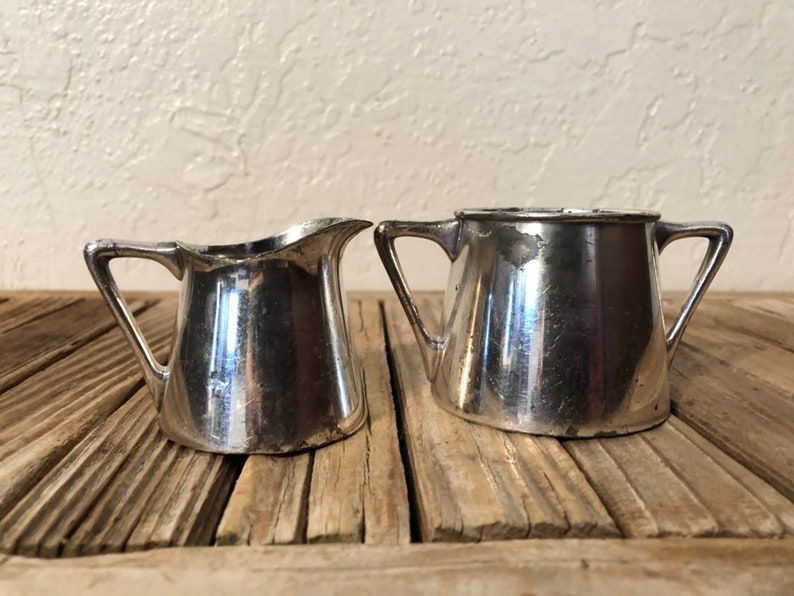 Vintage Pair of Pairpoint Mfg. Co Quadruple Plate Creamer and - Etsy