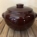 Vintage Brown Bean Pot Made in USA - Etsy