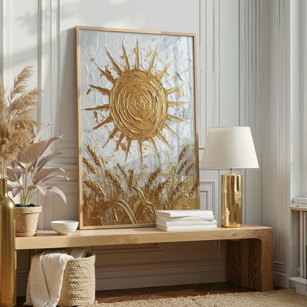Gold Metallic Sun - Etsy
