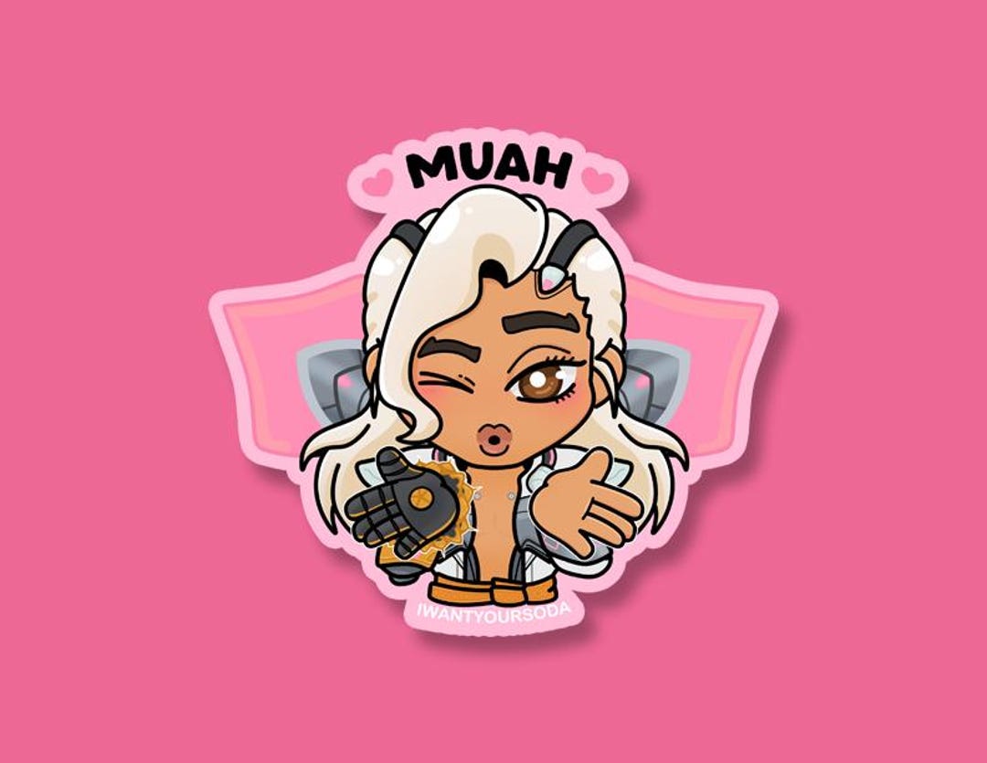 Muah Vinyl Sticker - Etsy