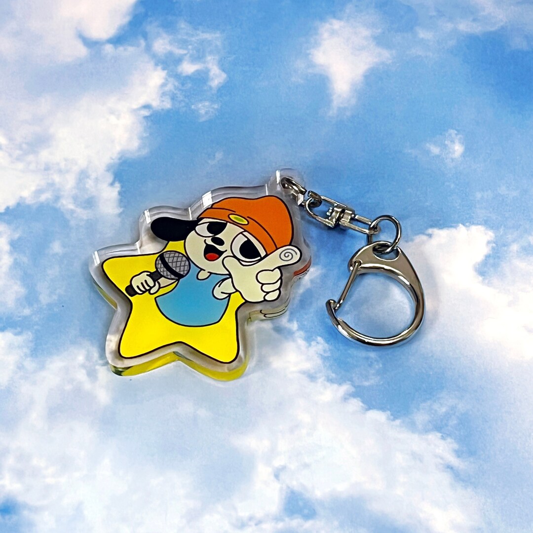 Rapping Star Parappa Acrylic Keychain - Etsy