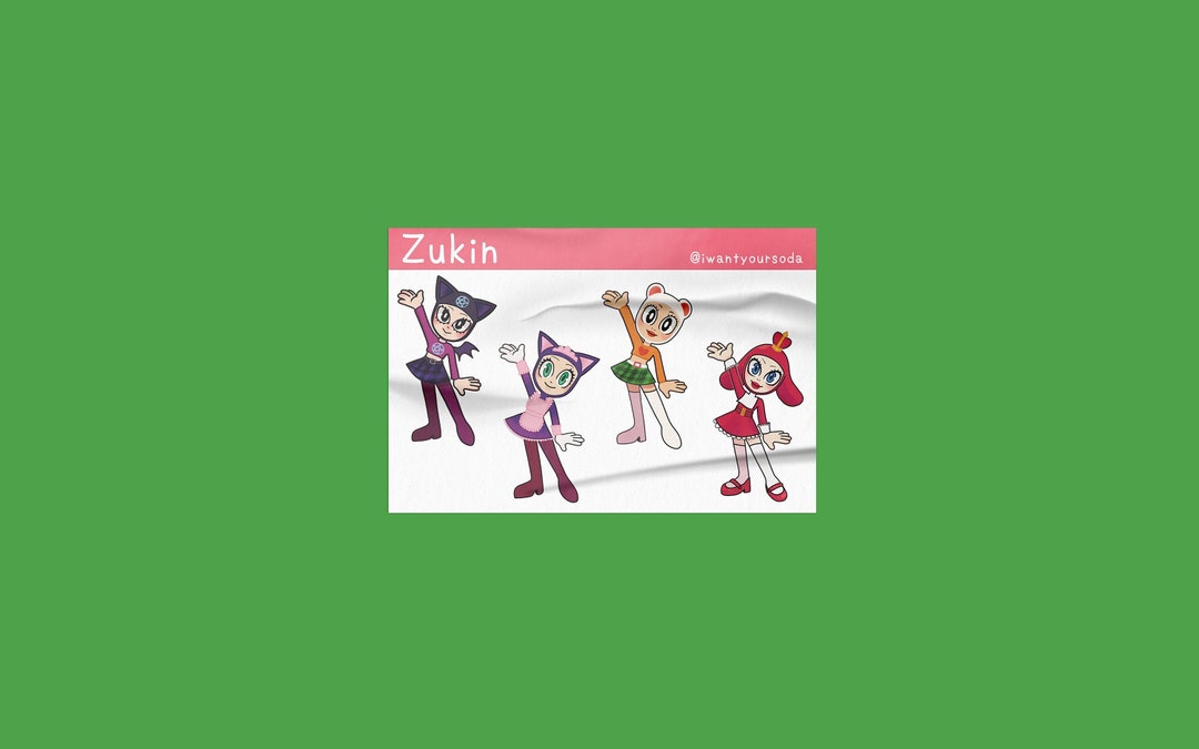 Zukin DDR Sticker Sheet Vinyl Sticker Sheet - Etsy