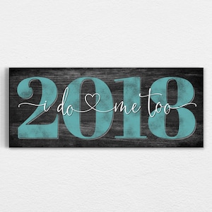 Personalized Wood Wedding Sign, I Do Me Too, Family Established Sign - Etsy