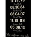 Personalized Important Dates Canvas Sign With Names, Birthdates ...