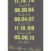 Personalized Important Dates Canvas Sign With Names, Birthdates ...