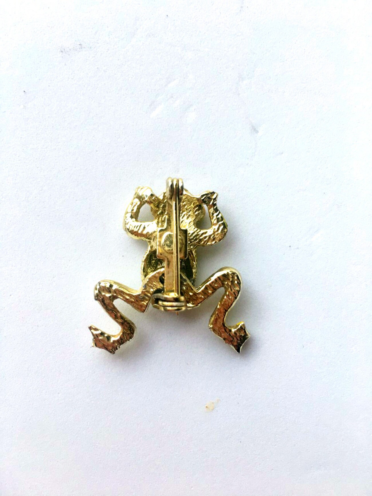 Adorable Frog Pin With Movable Legs That Wiggle, Unique Vintage Jewelry ...