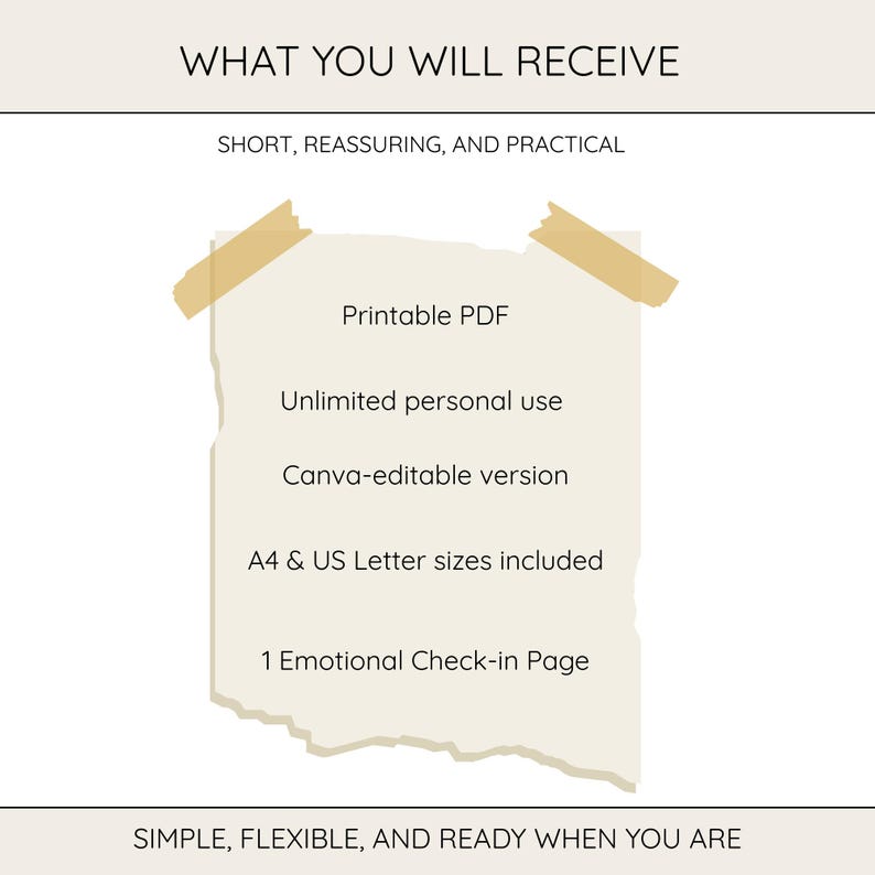 ADHD Emotional Regulation Worksheet Overthinking Reset Printable ...