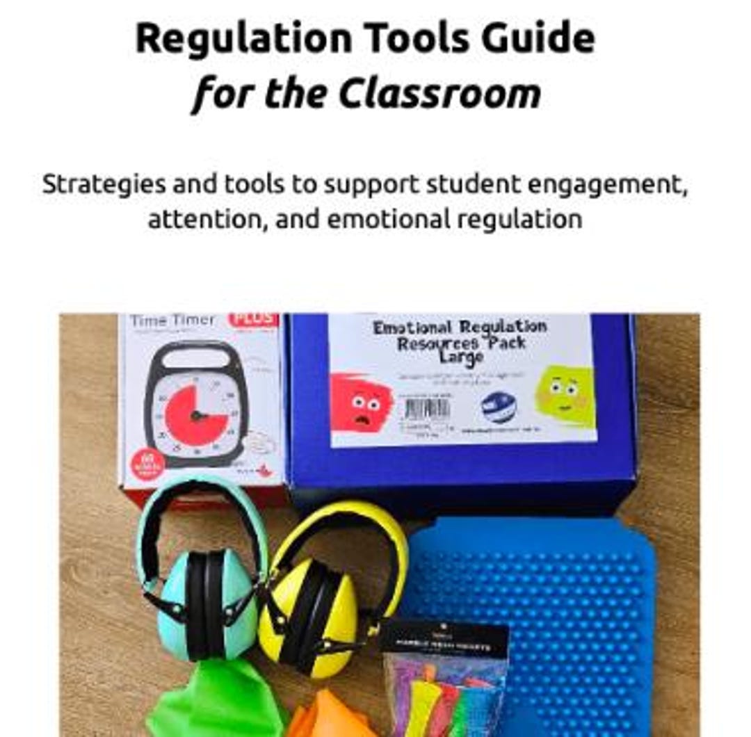 Regulation Tools Guide for the Classroom - Etsy