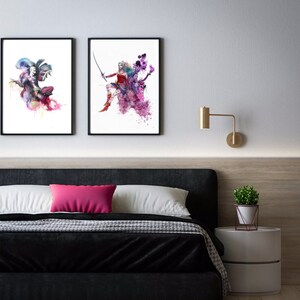 FFVI Terra Branford Watercolor Gouache Portrait FF6 Dissidia, Final ...