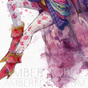 FFVI Terra Branford Watercolor Gouache Portrait FF6 Dissidia, Final ...