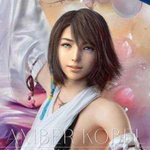 Watercolor Yuna of FFX - Dancing to Perform a the Sending - Pyrefly ...