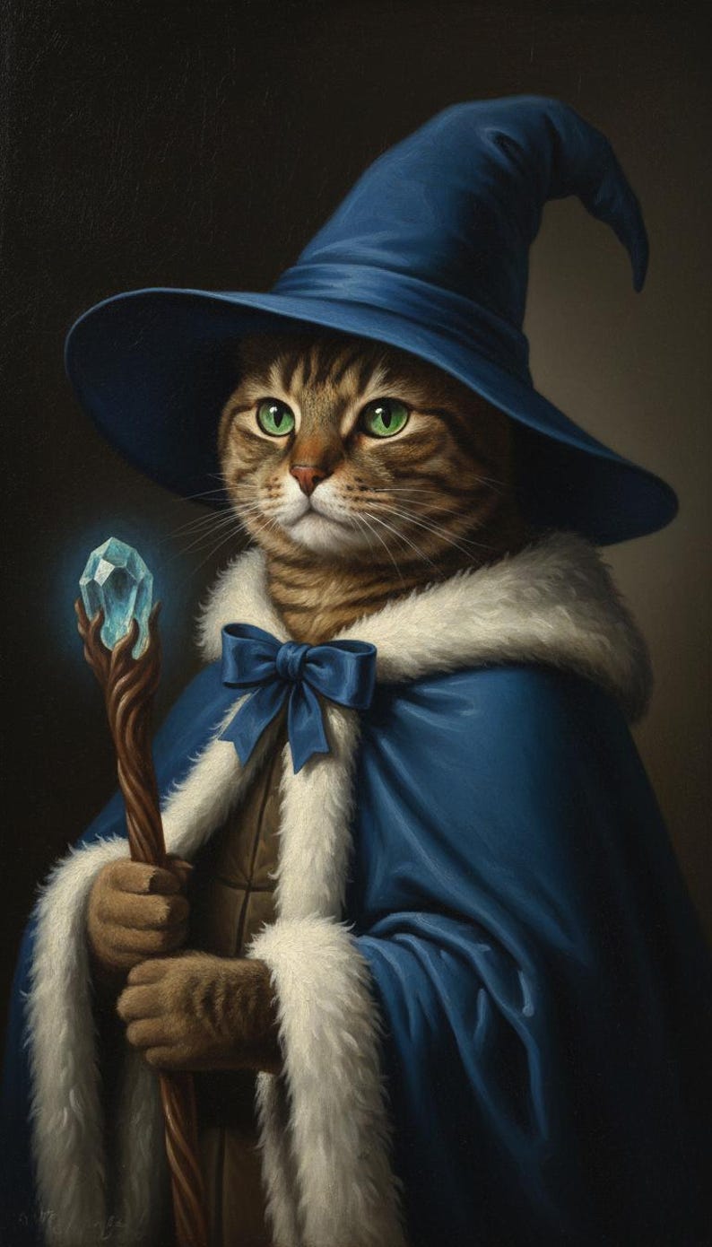 Custom Fantasy Pet Portrait: Magical Gift (digital File) - Etsy