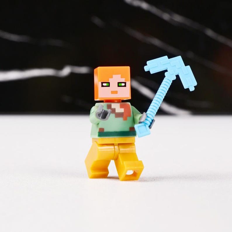 Minecraft - Alex Game Characters | Female Minifigure | Compatible With ...