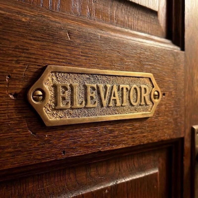 Custom Elevator Sign - Etsy