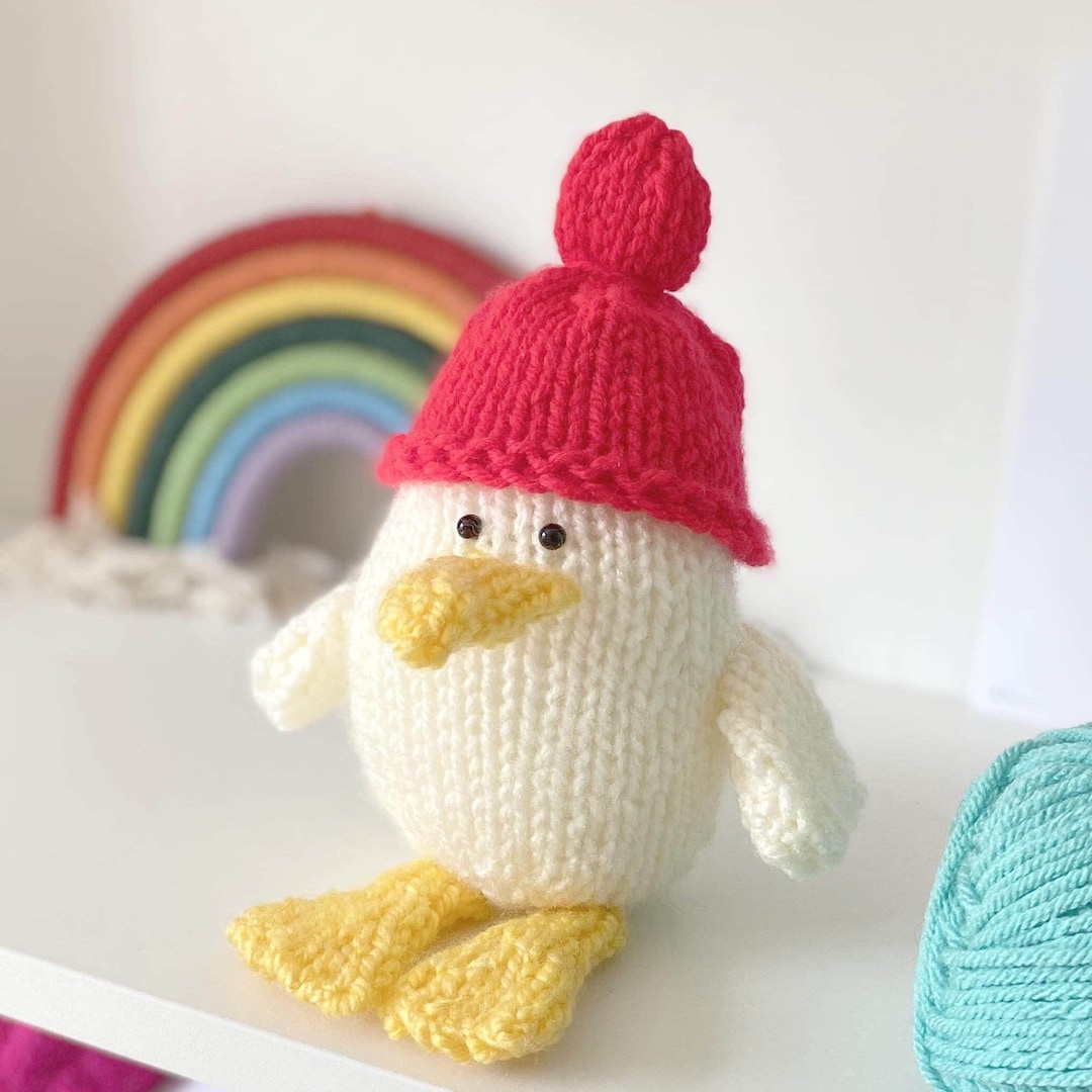 Sneaky Seagull Toy Knitting Pattern, Knit a Bird, Amigurumi Seagull ...