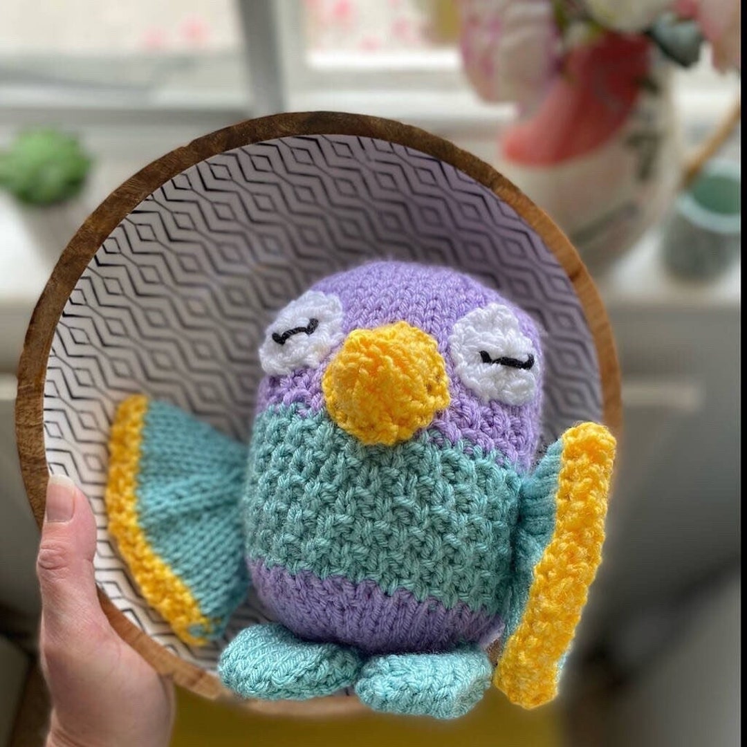 Summer Blue Bird PDF Knitting Pattern - Etsy