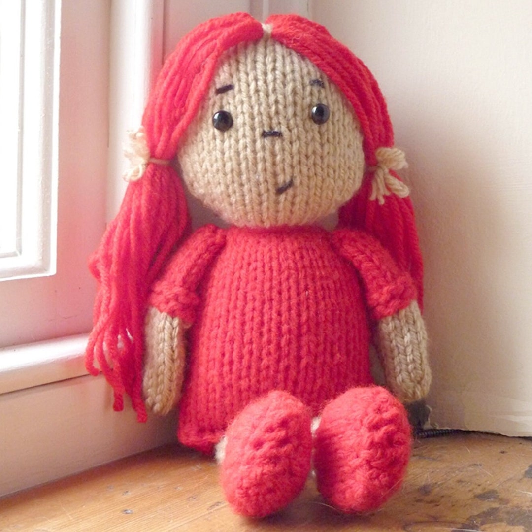 Chunky Rag Dolly Knitting Pattern - Etsy UK