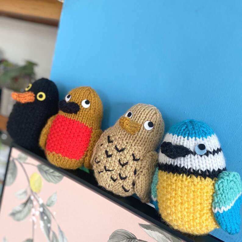 British Garden Birds Knitting Pattern, Bird Amigurumi Pattern ...