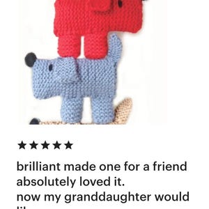 Scruff the Dog Learn to Knit Knitting Pattern - Etsy UK