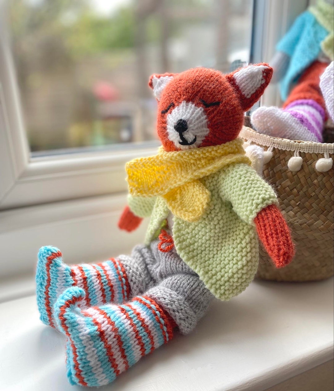 Fox in Socks and Little Wolf Knitting Patterns, Toy Knitting Pattern ...