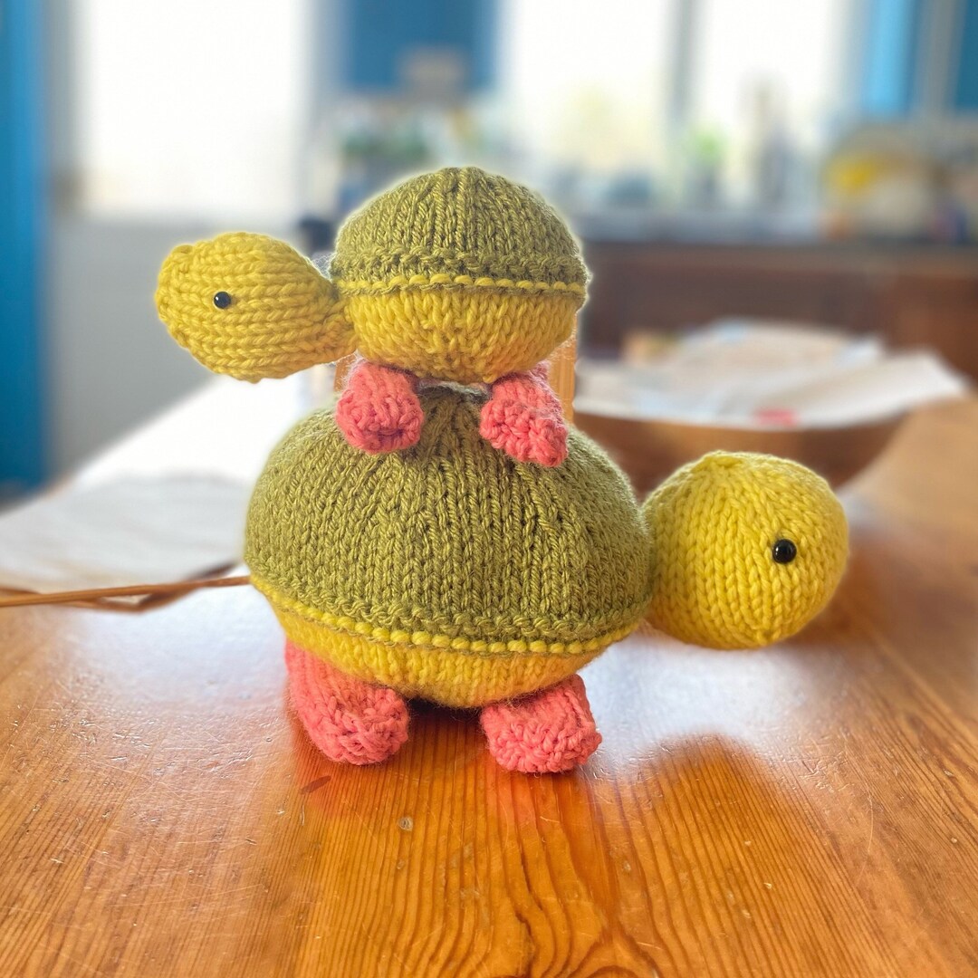 Happy Toy Turtles Knitting Pattern, Turtle Amigurumi Knitting Pattern ...