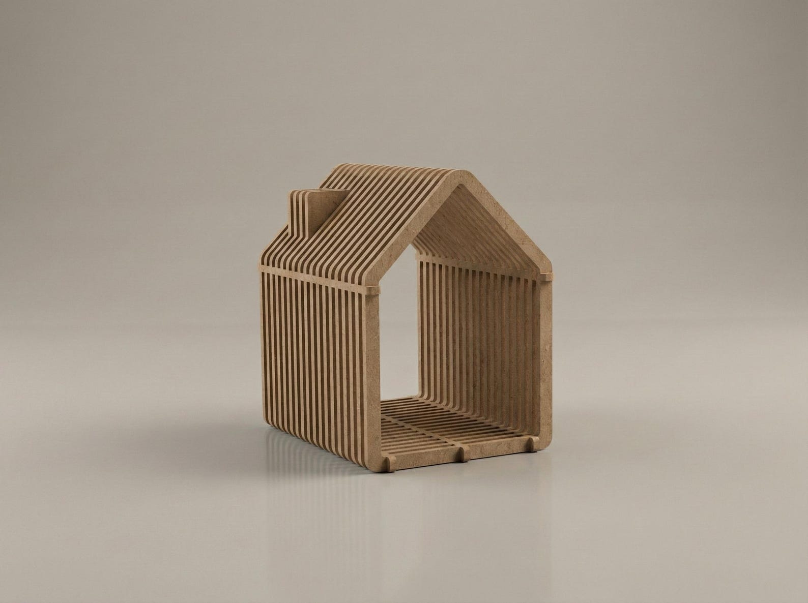 Parametric Pet House DXF Files | CNC Router Plans With Nesting | Modern ...