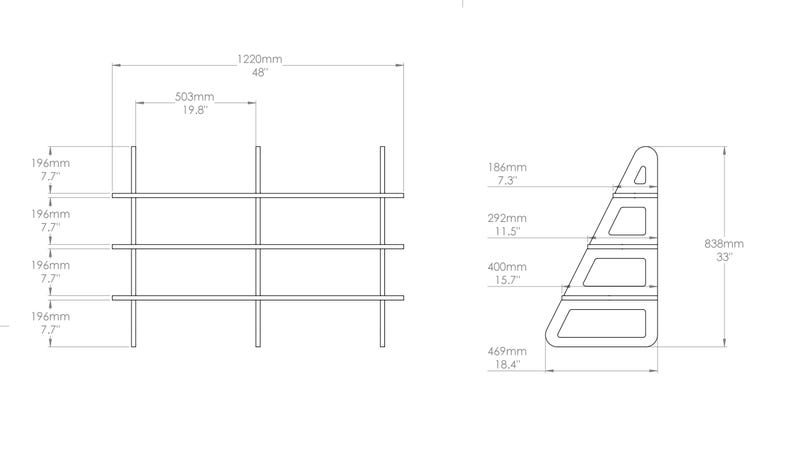 CNC Router Files Plywood Shelf DXF - Interlocking Screwless Design - 3 ...