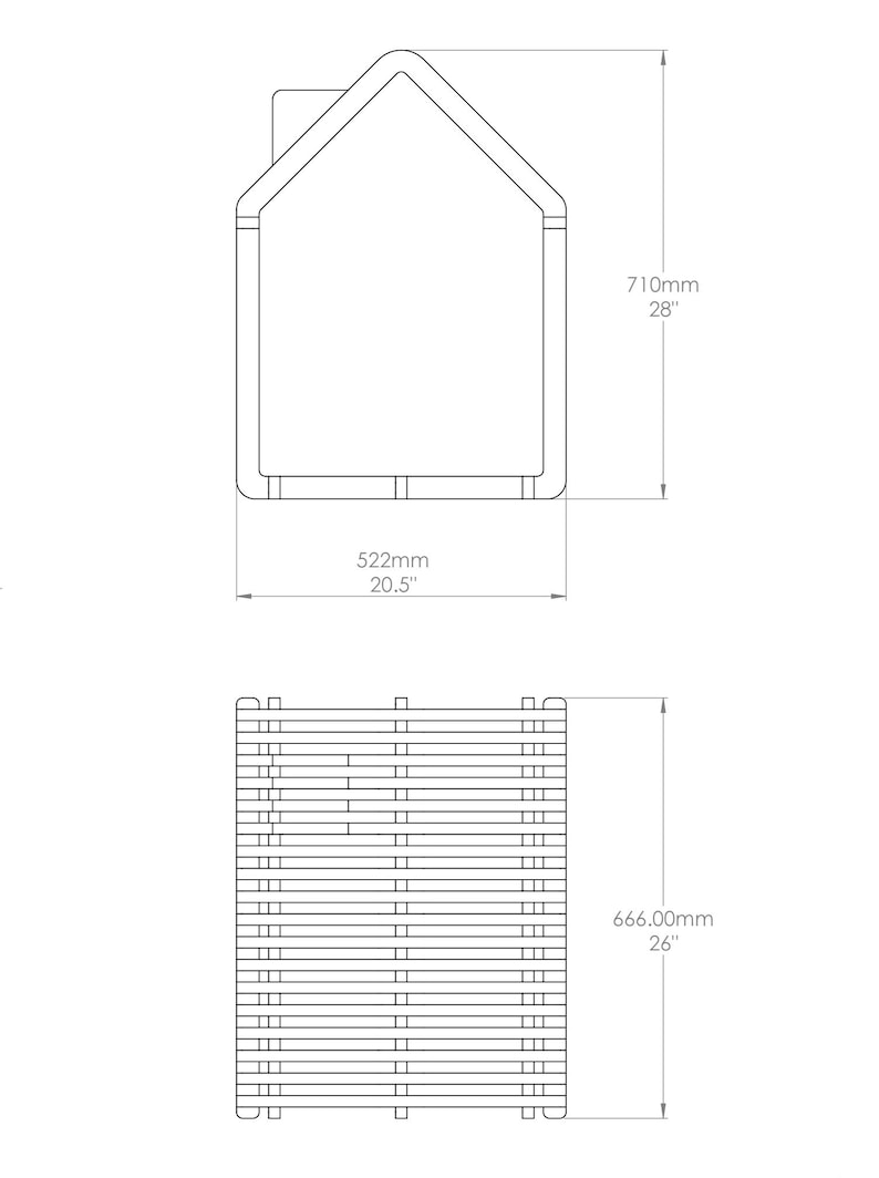 Parametric Pet House DXF Files | CNC Router Plans With Nesting | Modern ...