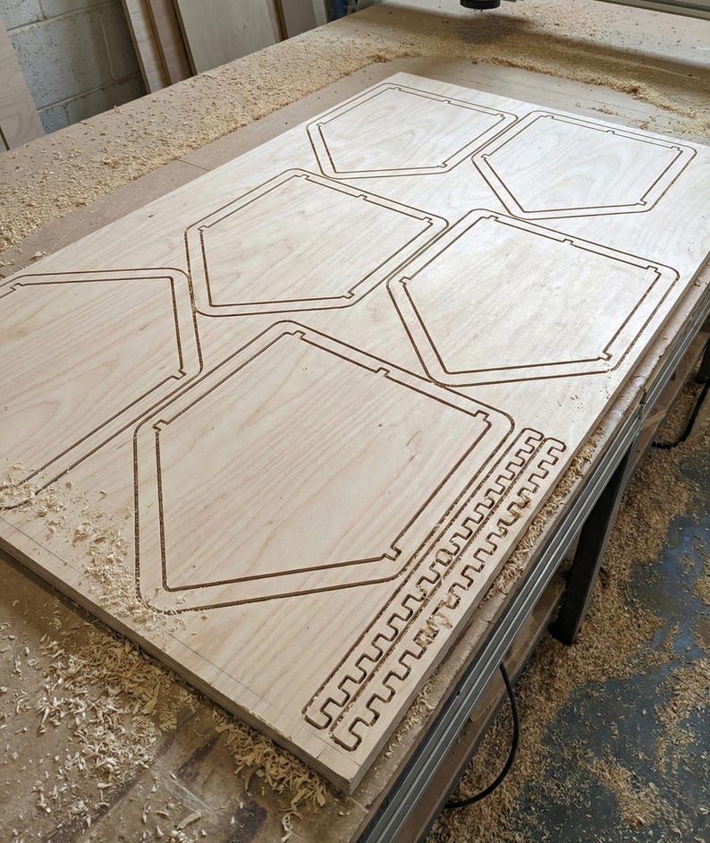 Parametric Pet House DXF Files | CNC Router Plans With Nesting | Modern ...