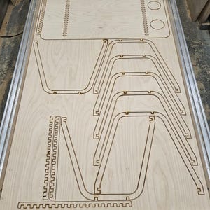 Parametric Pet House DXF for CNC | Modern Plywood Dog Crate | Screwless ...