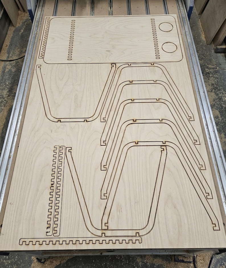 Parametric Pet House DXF for CNC | Modern Plywood Dog Crate | Screwless ...