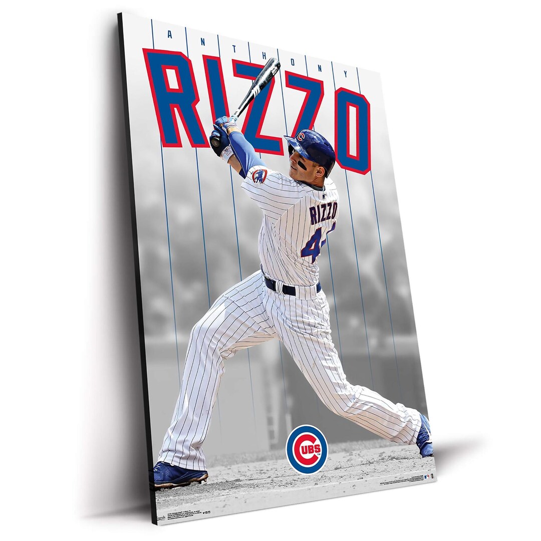 Anthony Rizzo Chicago Cubs MLB Poster Baseball Sports Canvas Print Home ...