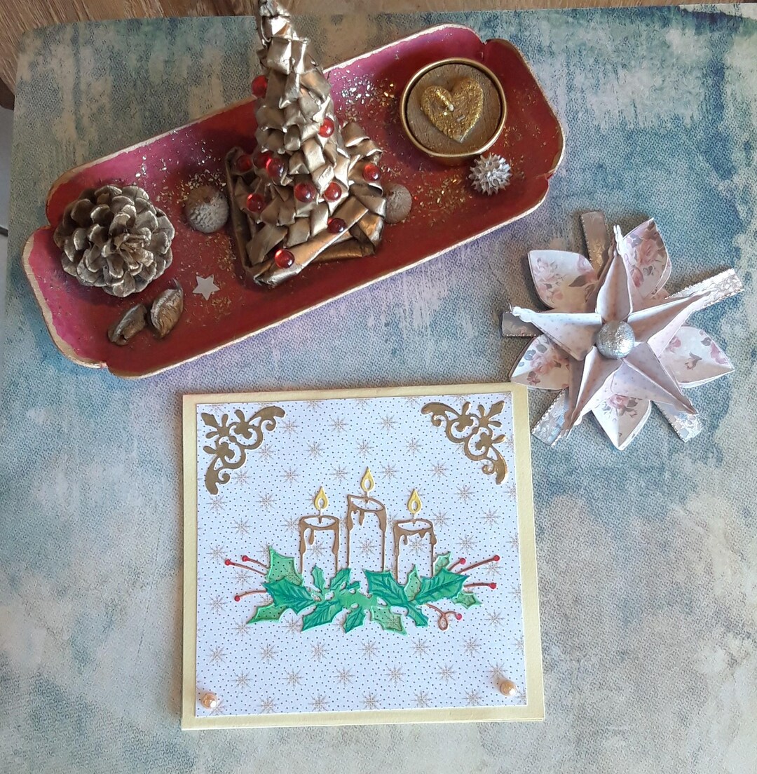 Christmas Card - Pop-up Nativity Scene - Kirigami - Decoration With ...
