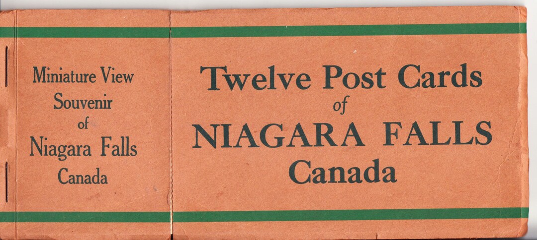 Antique Niagara Falls Postcard Booklet | Thumbnail View Souvenir ...