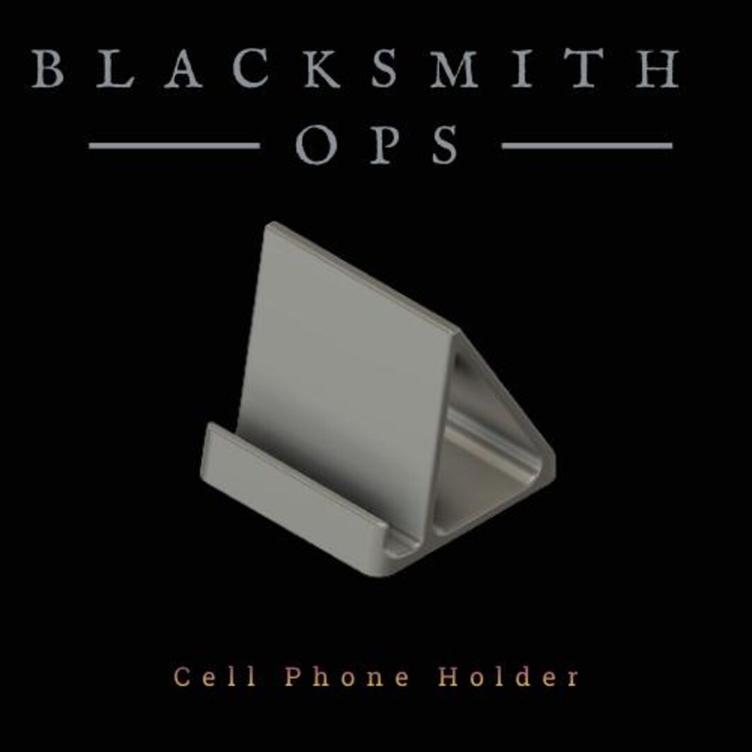 EDC Phone Stand | Tactical Desk Organizer STL | Blacksmith OPS Modular ...