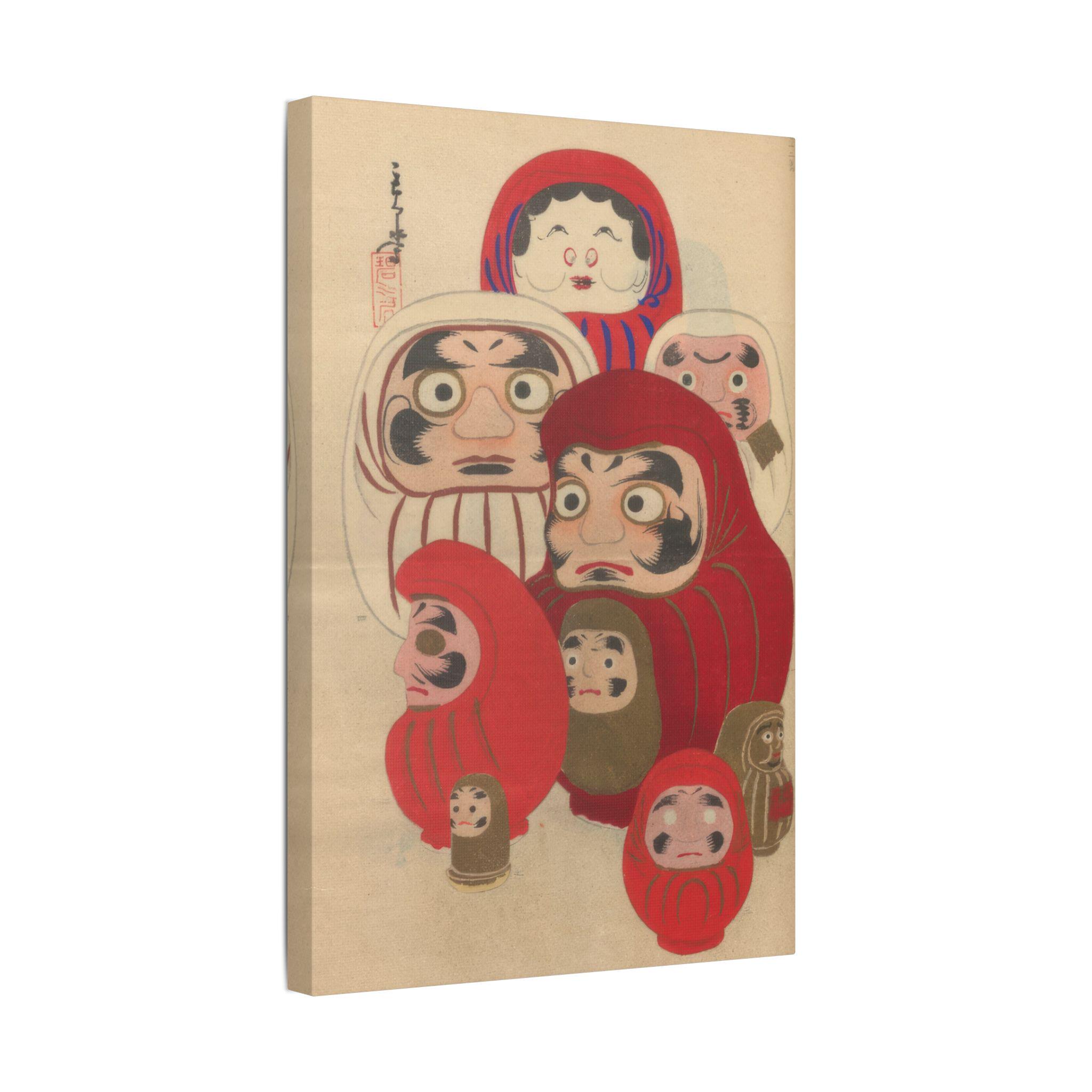 Japanese Daruma Doll Canvas Print | Okiagari-koboshi Collection Vol.8 ...