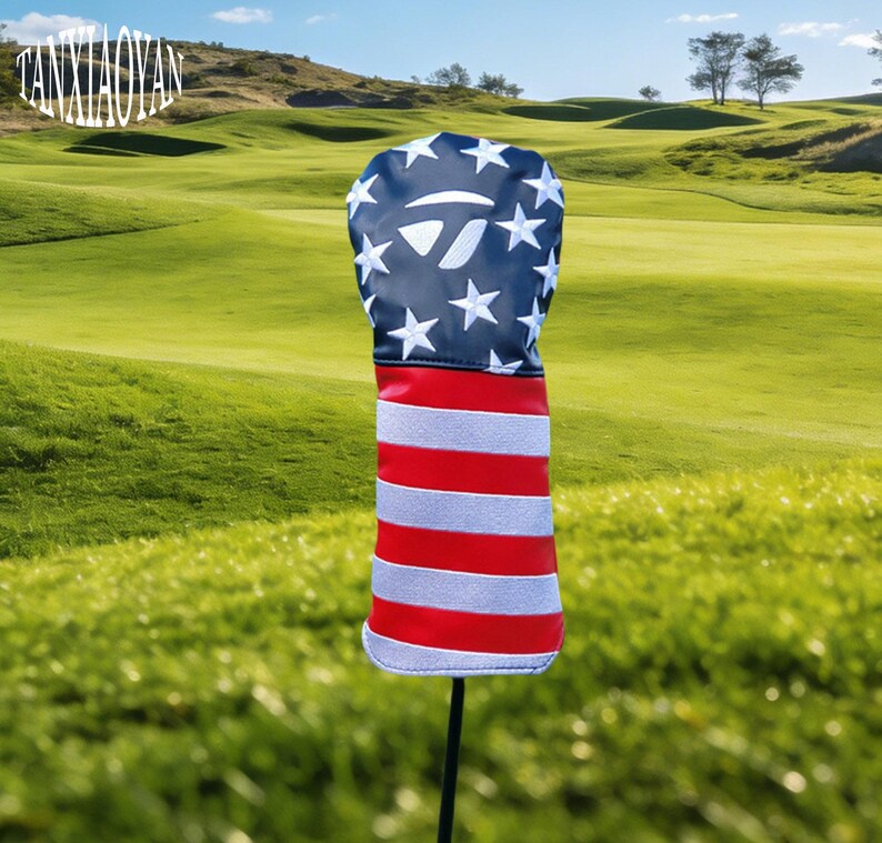 American Flag Golf Head Cover Set – Taylormade Driver, Wood & Hybrid - Etsy