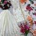 White Pakistani Sharara Suit: Cinon Silk Kurti, Dupatta Partywear ...