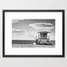Black and White Beach Photography- Lifeguard Tower, Number 12, Doheny ...