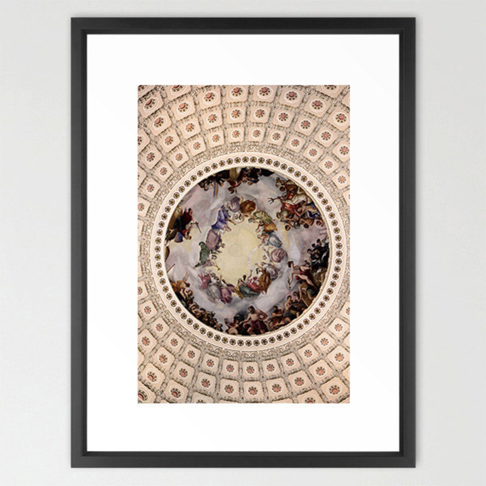 Rotunda 2 Fresco Photography, Apotheosis of Washington, US Capital ...