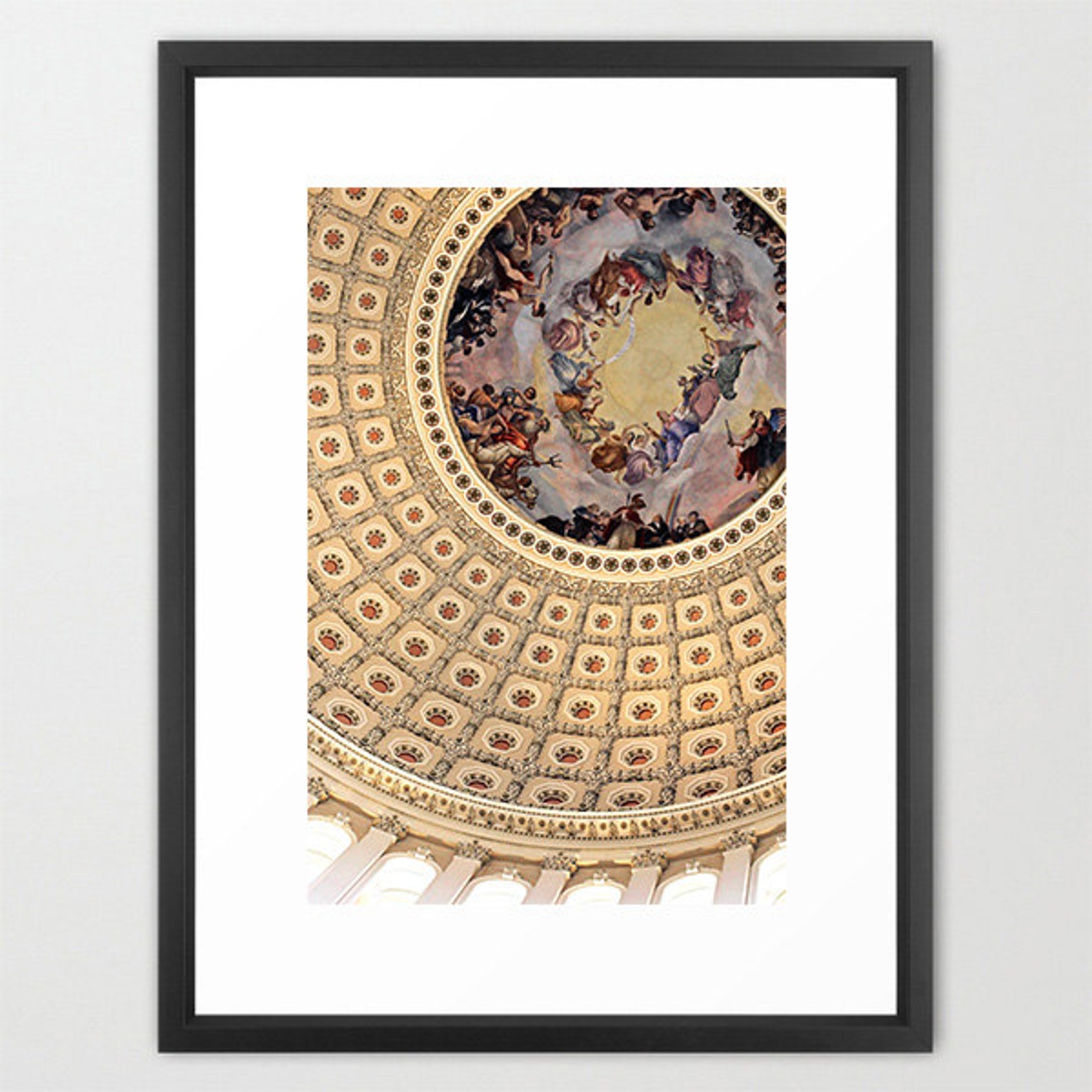 Rotunda Photo- Fresco Photography, Apotheosis of Washington, US Capital ...
