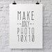 Make Any Photo 10x10 Custom Sizing Your Choice Large Wall Art Large ...