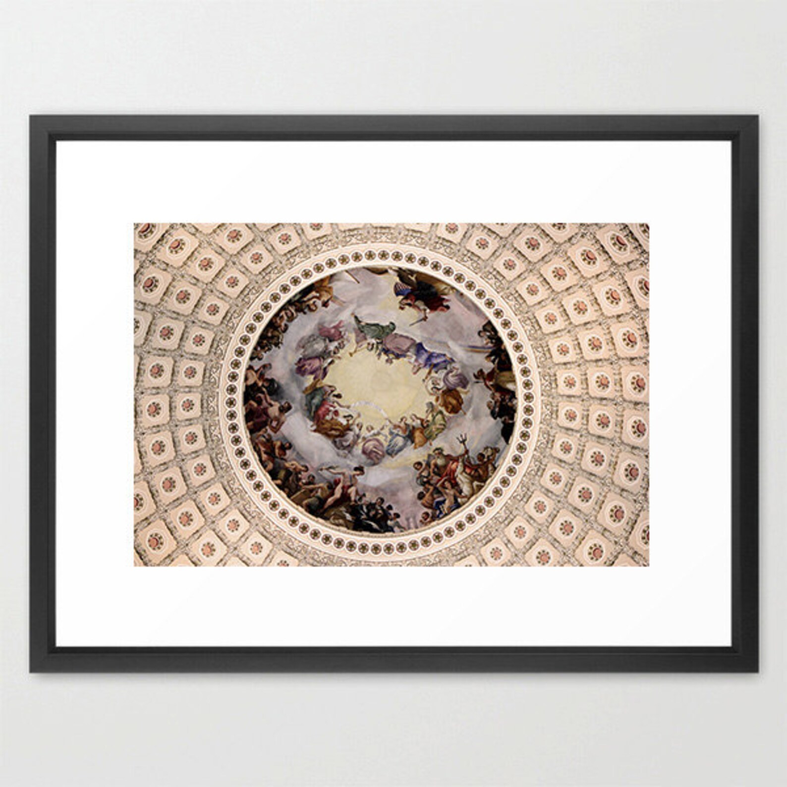 Rotunda 2 Fresco Photography, Apotheosis of Washington, US Capital ...