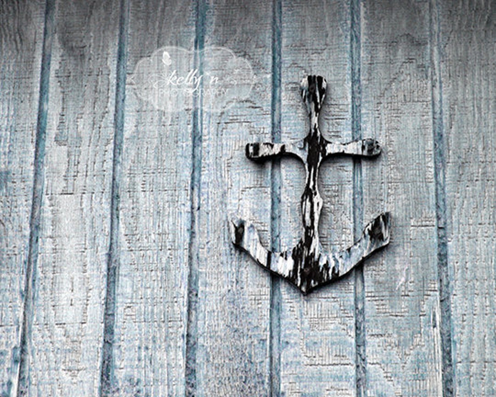 Anchor Canvas Print Anchor Photograph Canvas Wrap Blue - Etsy