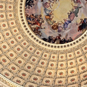 Rotunda Photo- Fresco Photography, Apotheosis of Washington, US Capital ...