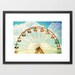 Ferris Wheel Photograph- Carnival Ride Photo, Fair Photography ...