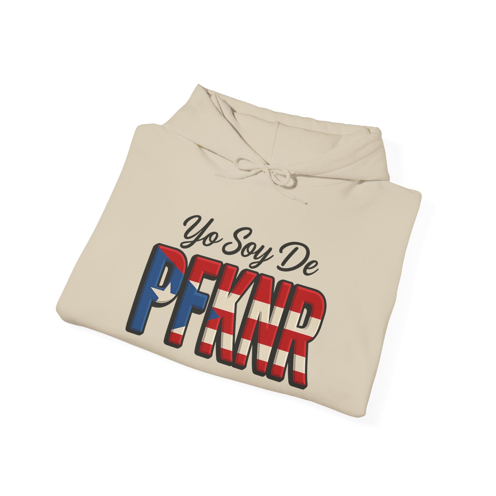 Yo Soy De PFKNR Puerto Rico Flag Lettering Hoodie & Tee Design - Etsy